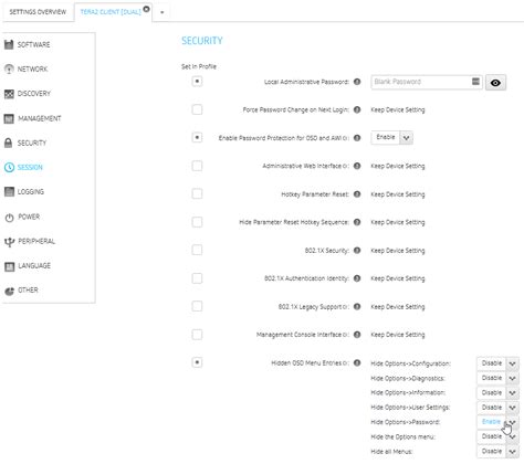 How Do I Set Zero Client Password In Pcoip Management Console Hp Anyware Support