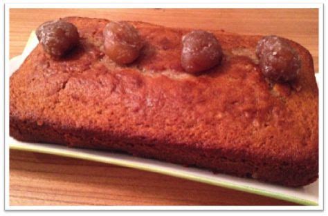 Cake aux marrons glacés Les Papilles de Karen