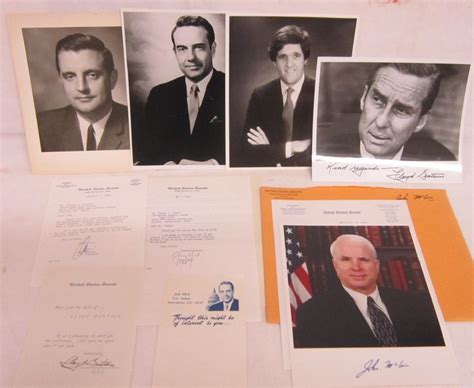 Lot Signed And Unsigned Photos Signed Letters