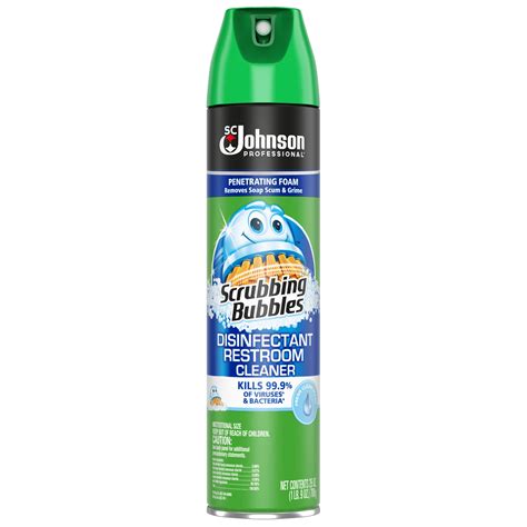 Scrubbing Bubbles® Disinfectant Restroom Cleaner 25 Oz Aerosol