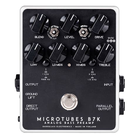 Darkglass Electronics Microtubes B7k Analog Bass Preamp Reverb