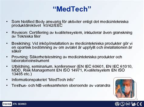 Intertek System Certification Notified Bodies Mdd Intertek Semko