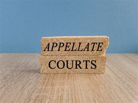 Appellate Courts Symbol Concept Words Appellate Courts On Brick Blocks