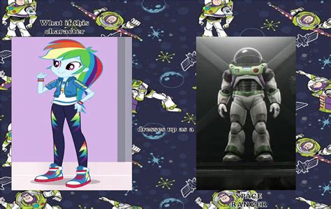 Rainbow Dash Dresses Up As A Space Ranger By Disneyponyfan On Deviantart