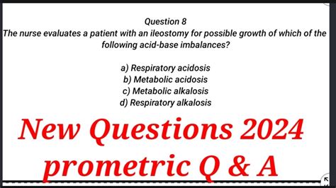 13th January 2024 Nursing Prometric Questions With Answer Latest