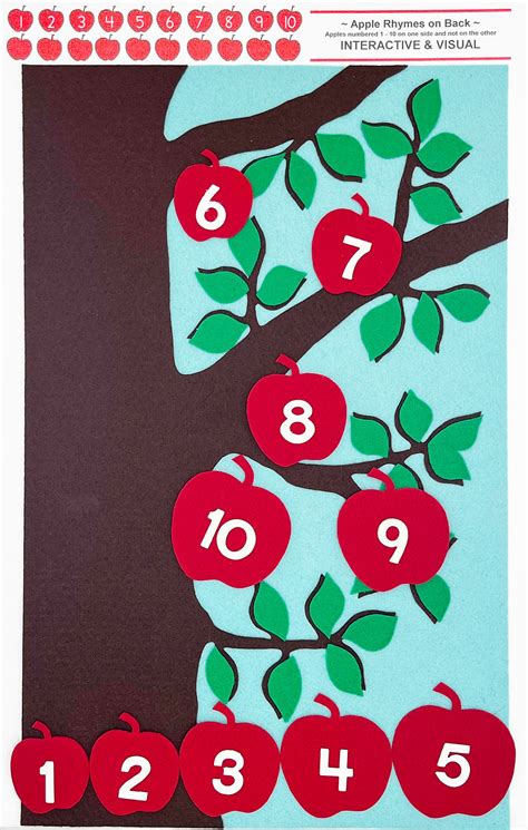 Ten Red Apples Artfelt