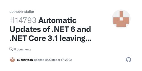Automatic Updates Of NET 6 And NET Core 3 1 Leaving Behind Previous
