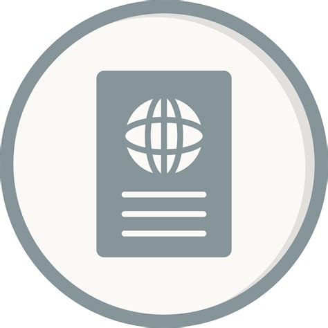 Icono De Vector De Pasaporte Vector En Vecteezy