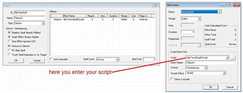 Help With Spell Casting Script Oblivion Technical Support Loverslab