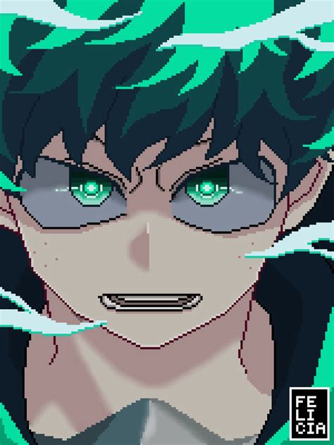 Pixilart Deku By Felicia1l