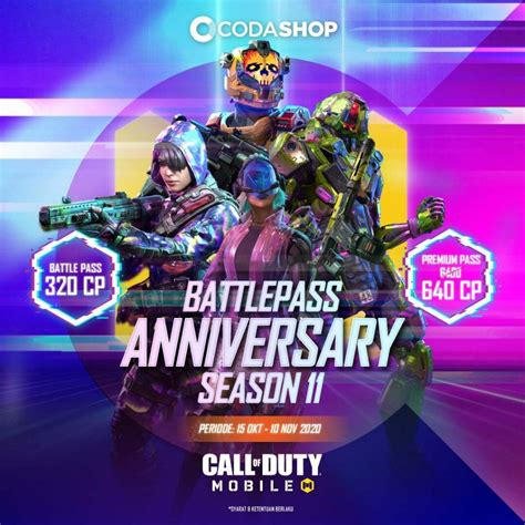 Segera Miliki Battlepass Oktober Codm Dan Top Up Cp Di Codashop