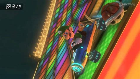 Wii U Mario Kart 8 N64 Rainbow Road Youtube
