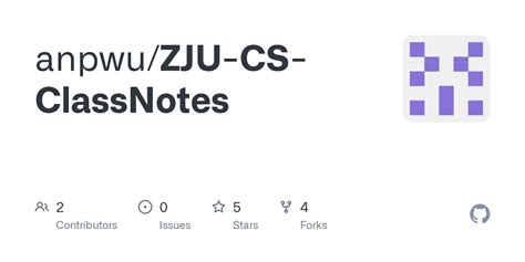 GitHub Anpwu ZJU CS ClassNotes
