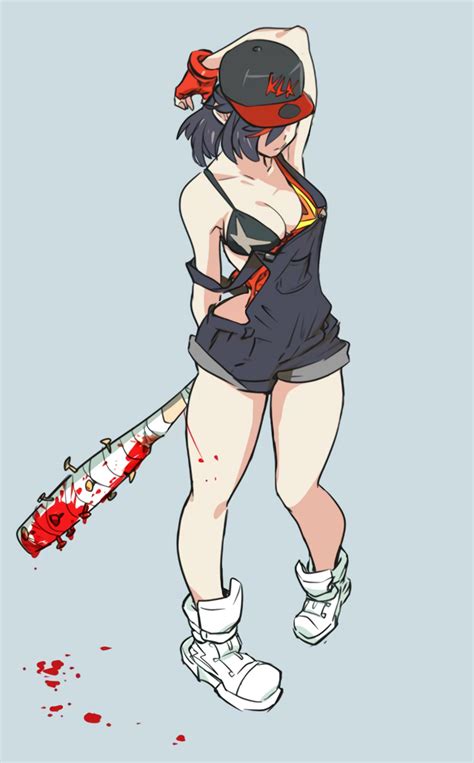 Waifu x апскейл оригинал Matoi Ryuuko Kill la Kill gyosone Anime Аниме картинки