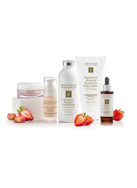 Eminence Organics Strawberry Rhubarb Hyaluronic Body Lotion Facial
