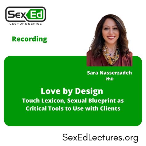 Love By Design Touch Lexicon Sexual Blueprint As Critical Tools To Use With Clients Sex Ed