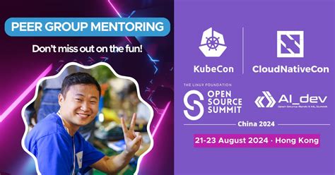 Join Peer Group Mentoring At Kubecon Cloud Native Computing