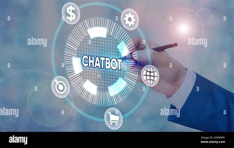 Conceptual Hand Writing Showing Chatbot Concept Meaning A Kind Of Computer Program That