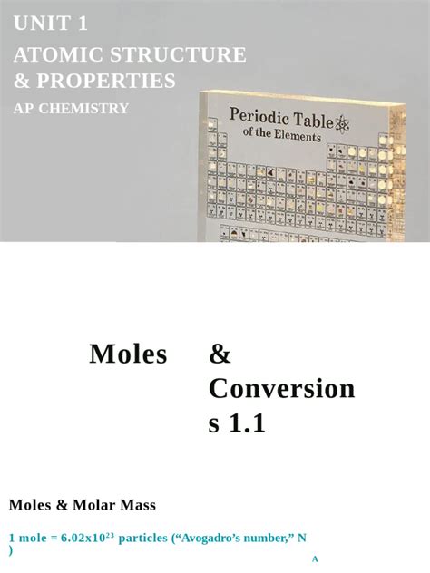 Unit 1 Atomic Structure And Properties Slides Pdf Ion Electron Configuration