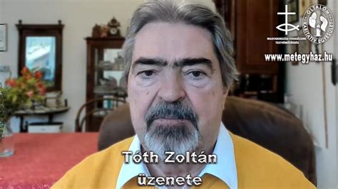 2025 02 08 “tégy Meg Minden Jót Ami Tőled Telik…” Tóth Zoltán üzenete Felkérése Met