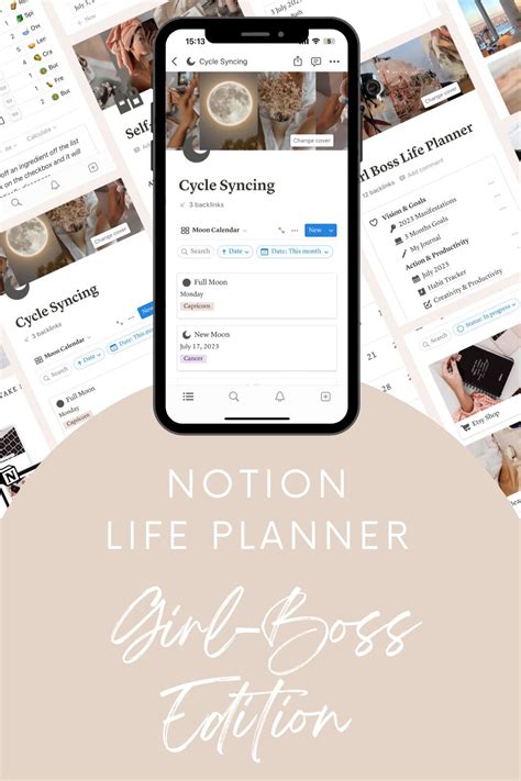 Girl Boss Life Planner Ultimate Notion Template 2023 24 Etsy Uk
