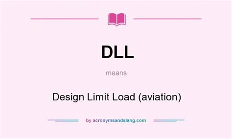 Dll Design Limit Load Aviation In Undefined By