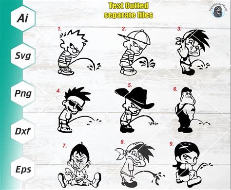 Boy Peeing Svg Peeing Bundle Svg Peeing Girl Svg Bad Boy Peeing Png