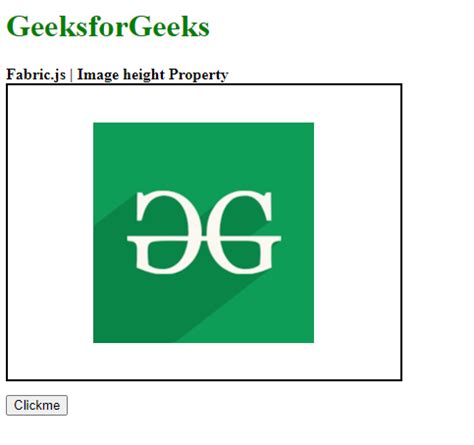 Fabric Js Image Height Property GeeksforGeeks