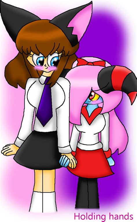 Day 1 Holding Hands By Dorito Queen Celeste On Deviantart