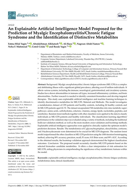 Pdf An Explainable Artificial Intelligence Model Proposed For The