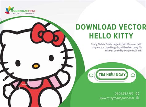 Download 50 Mẫu Vector Hello Kitty Đáng Yêu Nhất