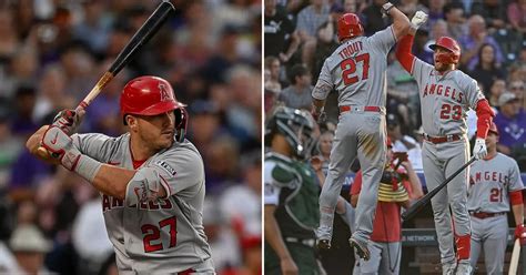 Mike Trout Stars As Los Angeles Angels Set New Record With Huge 25 1