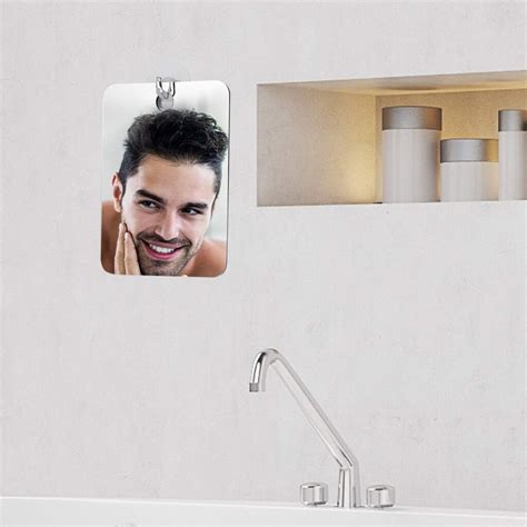 Bathroom Mirror Anti Fog Shower Mirror Fog Free Tr Vicedeal