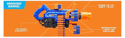 Xshot Insanity Smoking Barrel Blaster Gun With 72 Air Pocket Technology