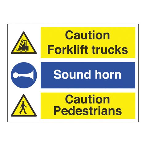 Clipart Of Forklift Warning Signs