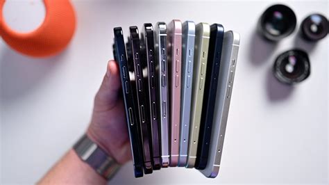 苹果iphone 15系列机模上手，配色更加柔和