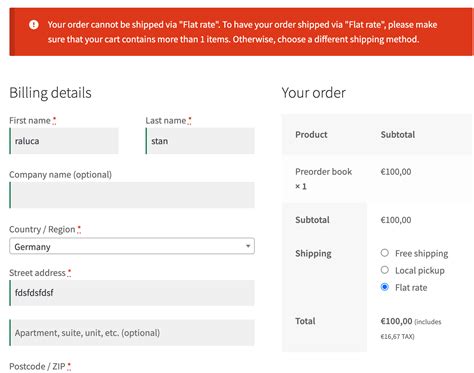 Audit Conditional Shipping And Payments · Issue 4112 · Woocommercewoocommerce Blocks · Github