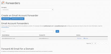Hướng Dẫn Sử Dụng Tính Năng Forwarders Trên Email Pro Hướng Dẫn Tenten