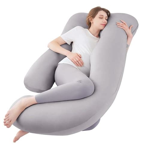 Sasttie 수면용 임신 베개 임산부를 위한 임산부 베개 임신 필수 U자형 바디 베개 149 9cm 티몬