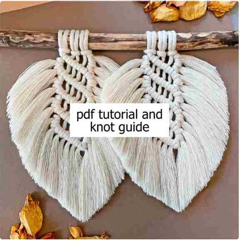 Easy Macrame Pattern Leaf Macrame Life