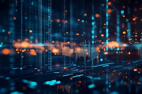 Abstract Digital Data Visualization Stock Illustration Illustration Of Global Future 341414864