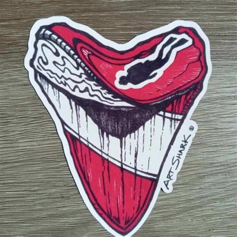 Tooth Decal Etsy
