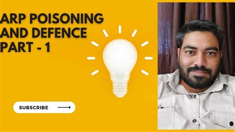 How Arp Poisoning Spoofing Works Man In The Middle Part1 Youtube