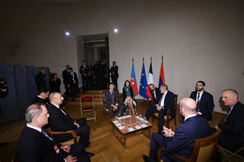 Another Meeting Of President Ilham Aliyev With French President