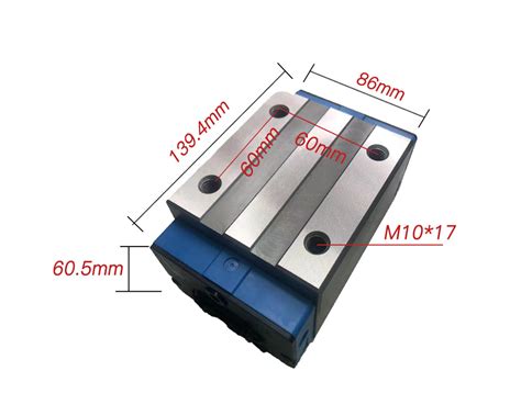 Miniature Linear Guide Rail 2 Smh45b Smooth Moving Replace Linear Guideway CNC Machining
