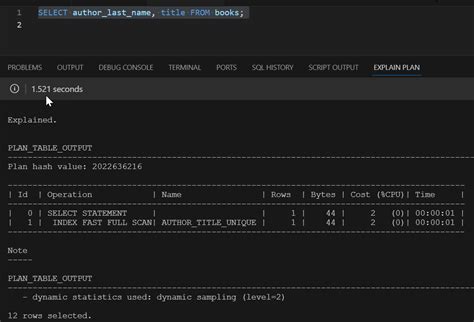 Using The SQL Worksheet