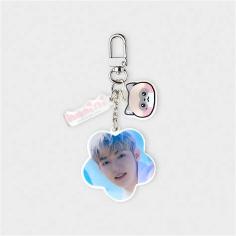 Zerobaseone Zeroni Acrylic Keyring Line Friends Square