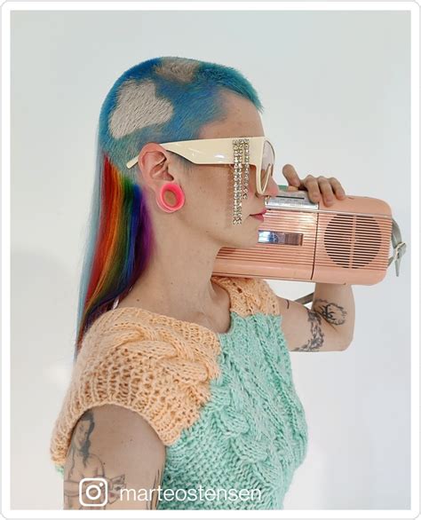 Rainbow Sky Buzzcut Design