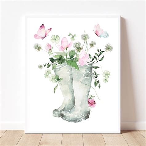 Spring Prints Spring Printable Art Instant Download Farmhouse Home