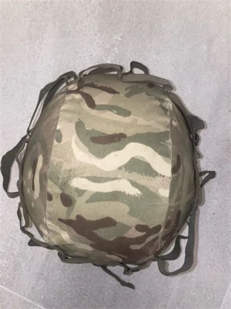 Genuine British Army Mk7 Combat Assault Helmet With Cover And Chin Strap